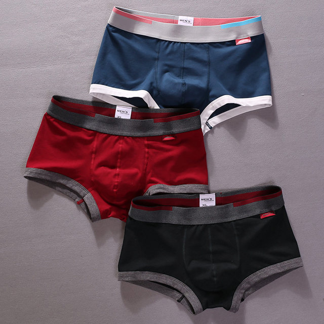 Simple business pure cotton comfortable mid-waist trendy men's ...