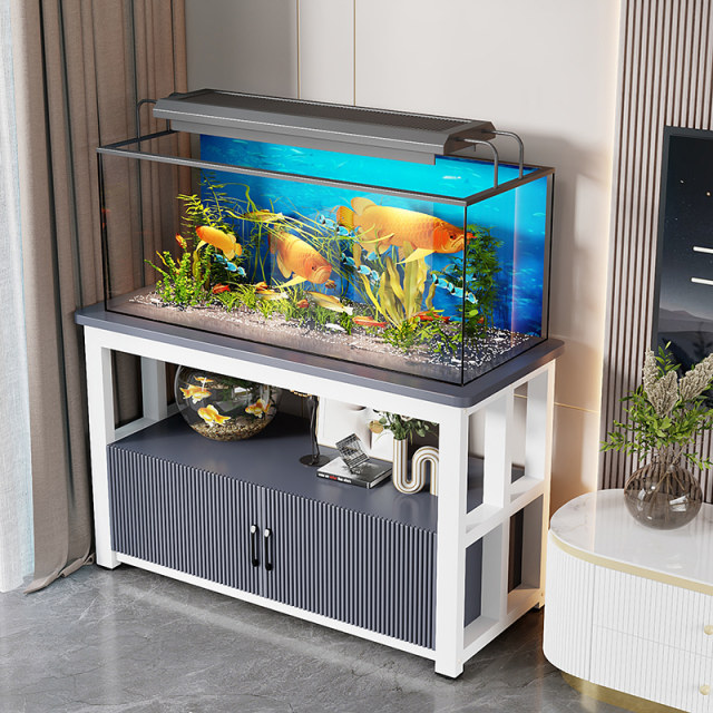 Simple household fish tank cabinet base cabinet living room small metal ...
