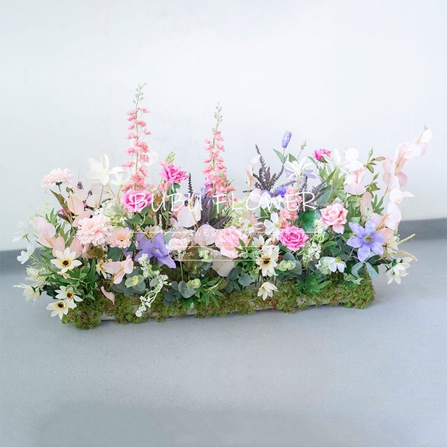 Birch wood combination semi-circular arc arch flower art Mori wedding ...