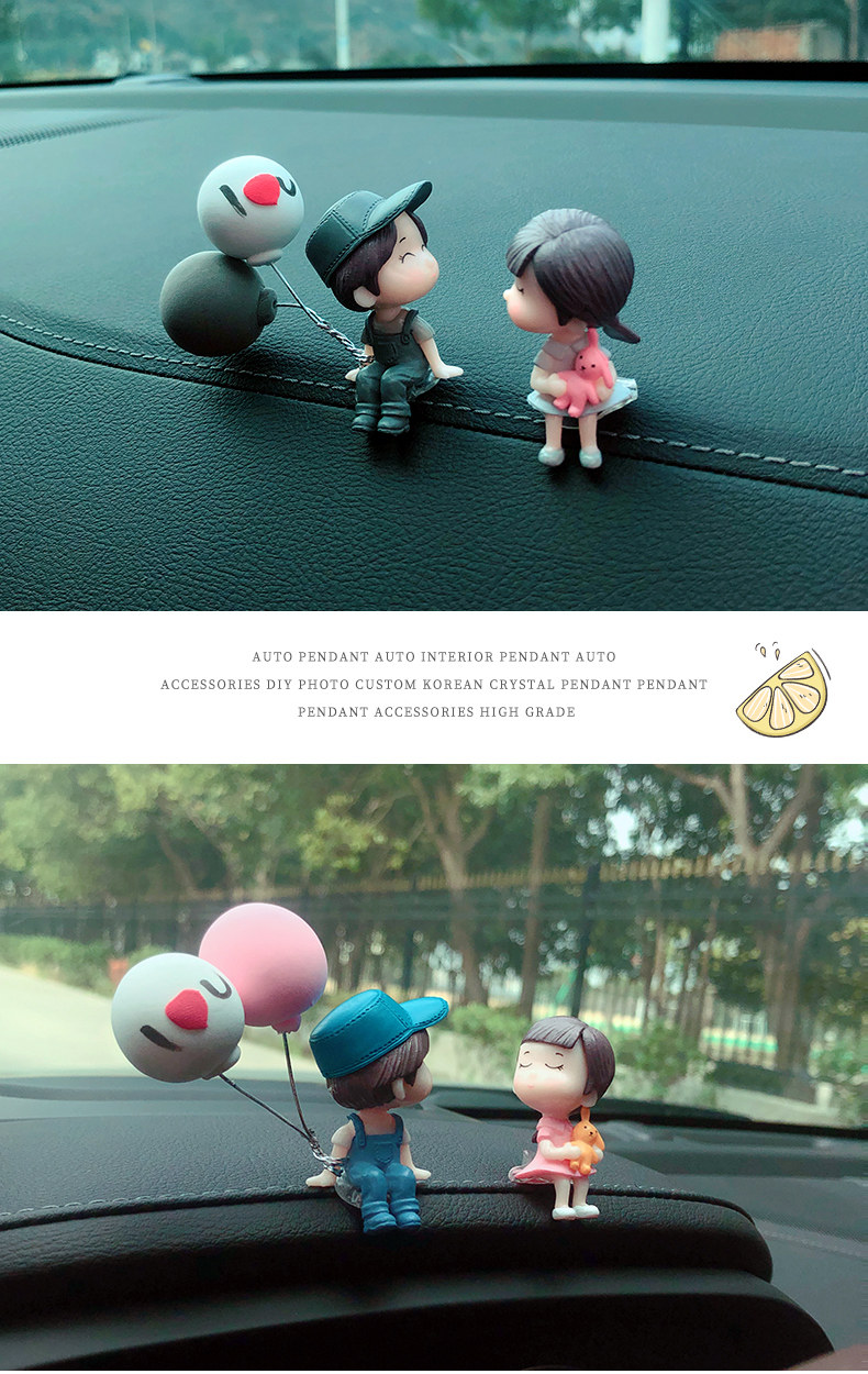 Send girls creative center consoles, high-end car interior decoration ...