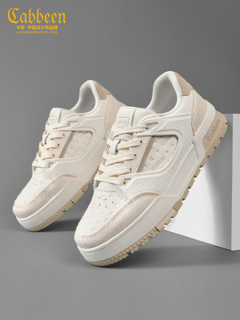 Cabbeen/Cabbeen light luxury niche high-end fashion retro casual shoes men's 2025 spring and ...
