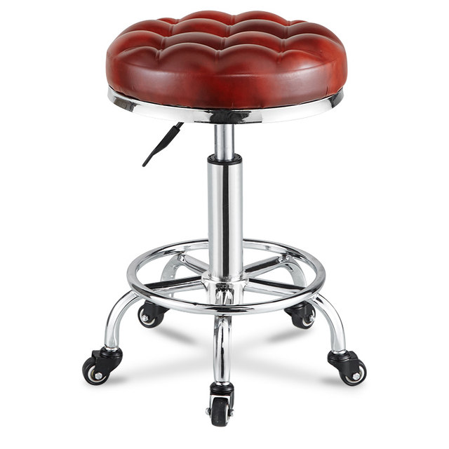 Beauty stool rotating lifting barber stool hairdressing stool backrest ...