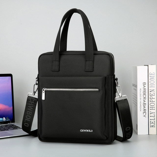 Paul Men's Vertical Handbag Horizontal Full Oxford Canvas Bag Business ...