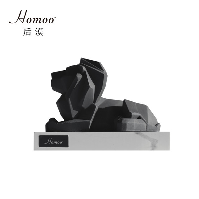 Homoo design simple geometric lion car, aromatherapy light luxury car ...