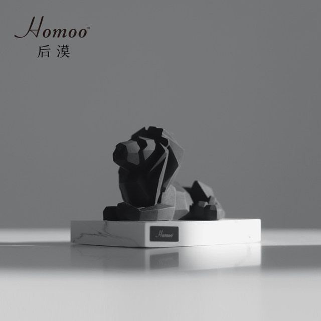 Homoo design simple geometric lion car, aromatherapy light luxury car ...