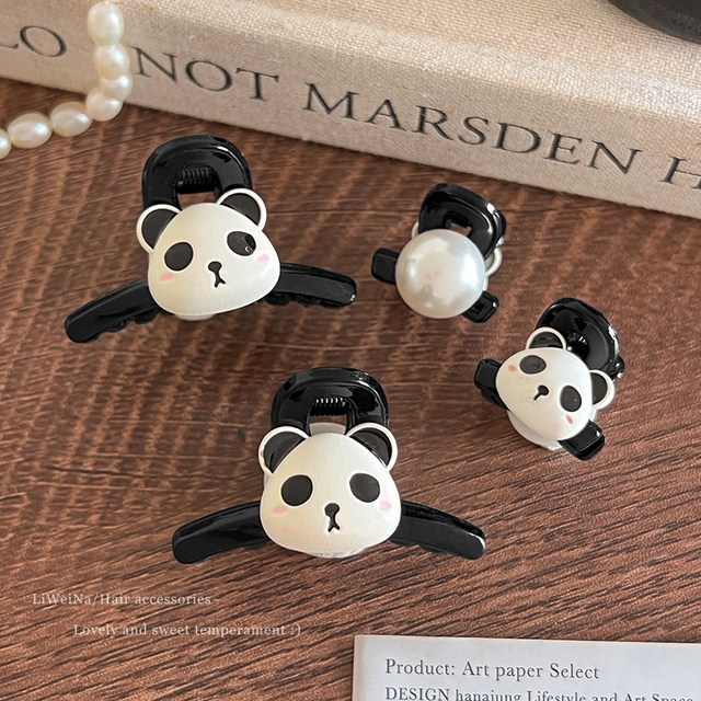 Cute Panda Little Clip Female Princess Hair Clip Forehead Side Bangs ...