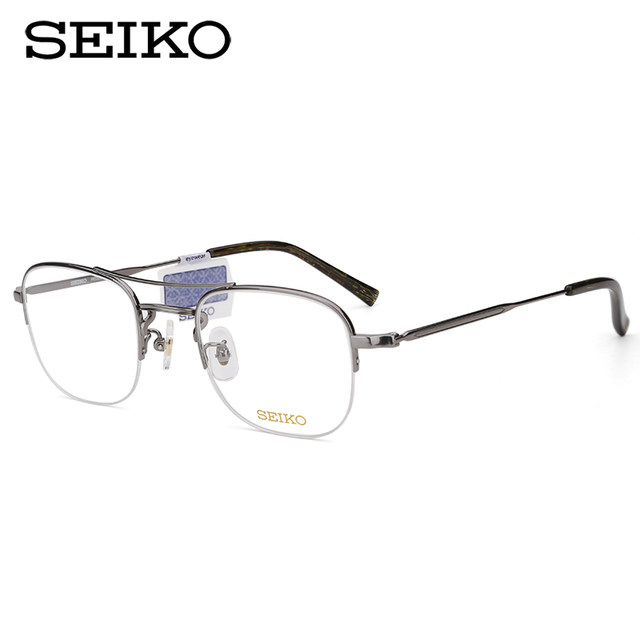 Seiko ultra-light polygonal pure titanium glasses frame for myopic ...