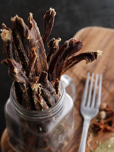 Horqin ultra-dry hand-shred air-dried beef jerky 300g original ...