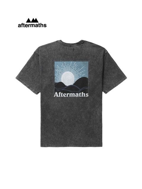 Aftermaths men's and women's same water washing as old American printed ...