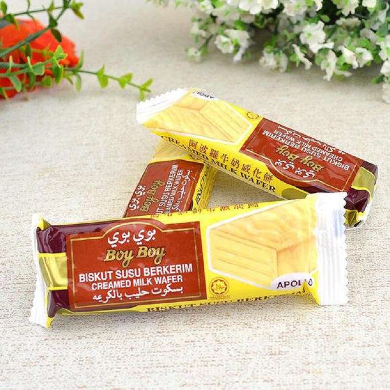 Aus malaysia importierte apollo-milchwaffelkekse – nostalgische snacks ...