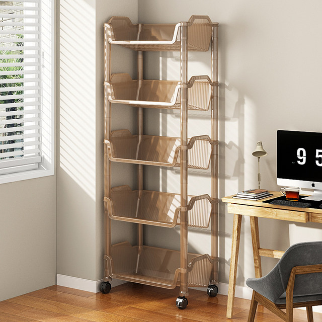 Bookshelf floor-standing storage rack children's schoolbag storage ...