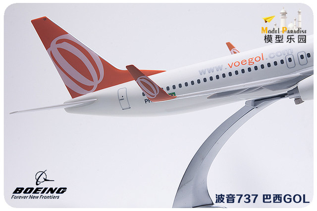 Boeing 737 Embraer 40cm simulated aircraft model static ornaments GOL ...