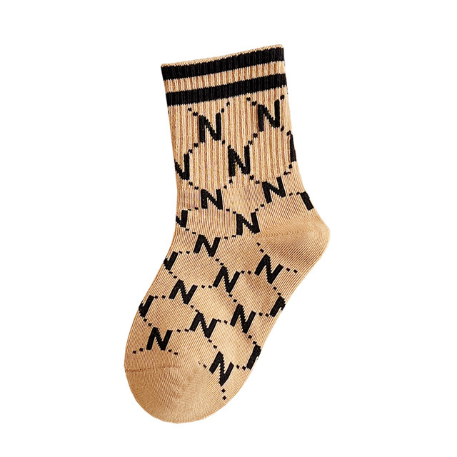 Children's high-waisted socks Korean style autumn and winter college ...