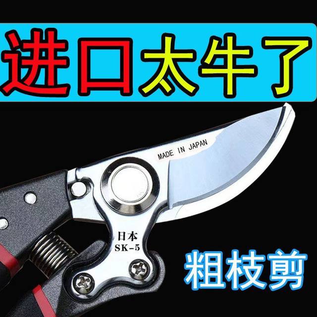Original Japanese sk5 imported large scissors, large powerful pruning ...