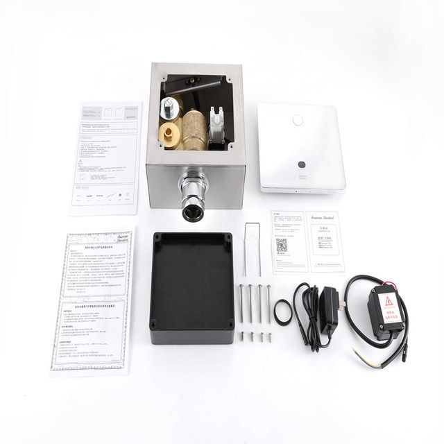 American Standard Bathroom FFAS-8703 hidden squat toilet automatic sensor flush valve CF-8713 ...