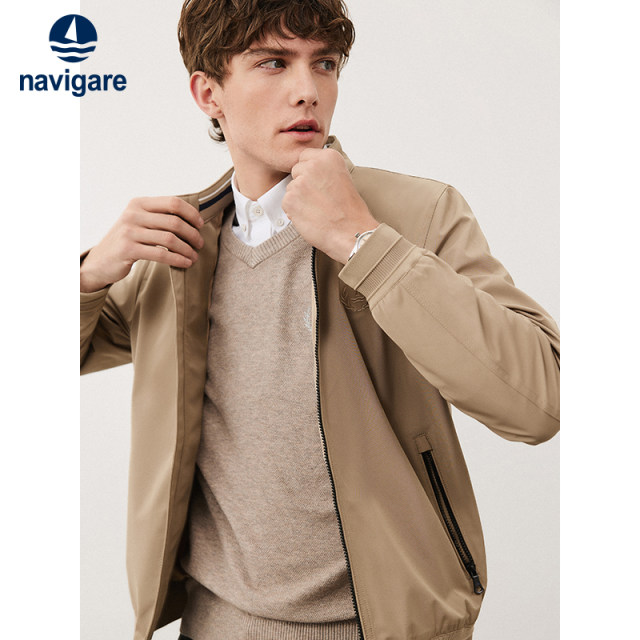 Navigare Italian dinghy khaki Harrington jacket men's autumn casual all ...