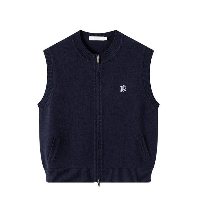 [Pure Wool] Navigare Italian small sailing knitted vest for women's ...