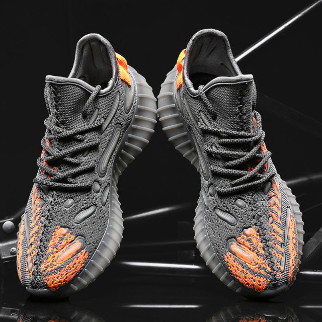 Men's shoes for spring breathable mesh running shoes large size 45 ...