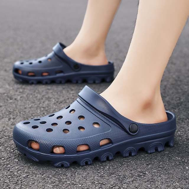 Extra-large size Croc Shoes Men's Summer New Style 46 Anti-slip Dual ...