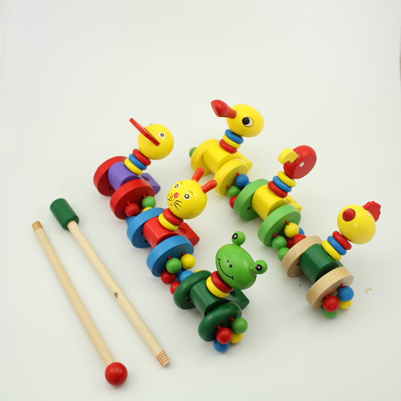 Children's Educational Toys Push Rod Duck Stroller | Cartoon Animal ...