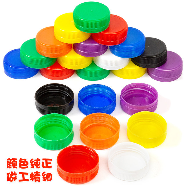 Color bottle cap DIY kindergarten art areas of material art handmade ...