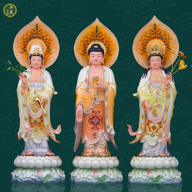 Guanyin Bodhisattva stands like Amitabha's general trend to household ...