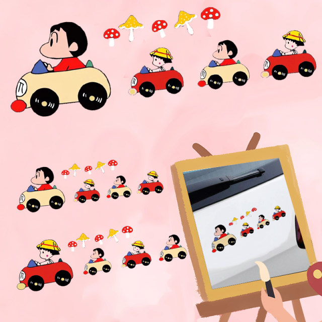 Crayon Shin -new driving electric motorcycle motorcycle sticker car ...