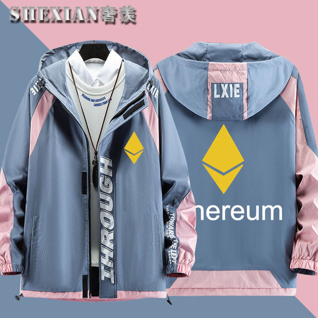 Ethereum digital currency geek clothes men and women spring and autumn ...