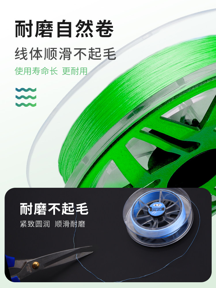 Риболовна линия Hasda Red PE - 100-150м - Здрава и издръжлива