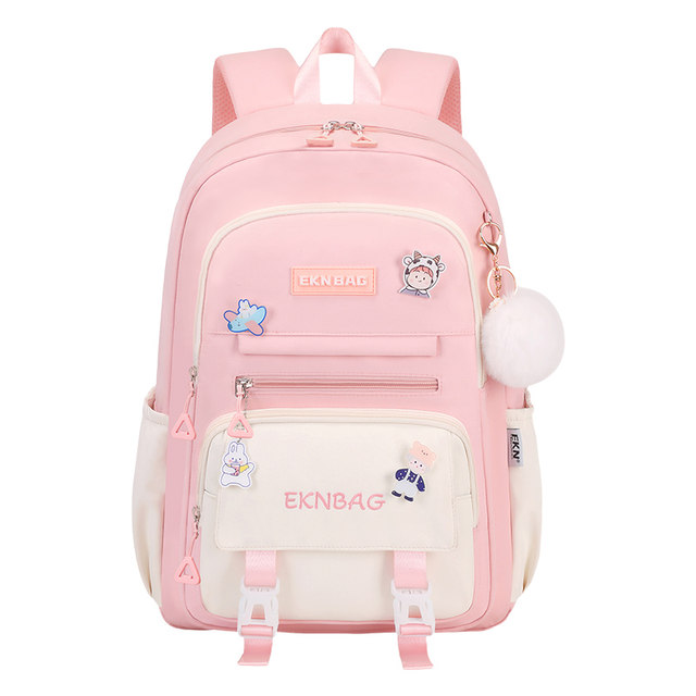 Lightweight junior high school student schoolbag girls primary school ...