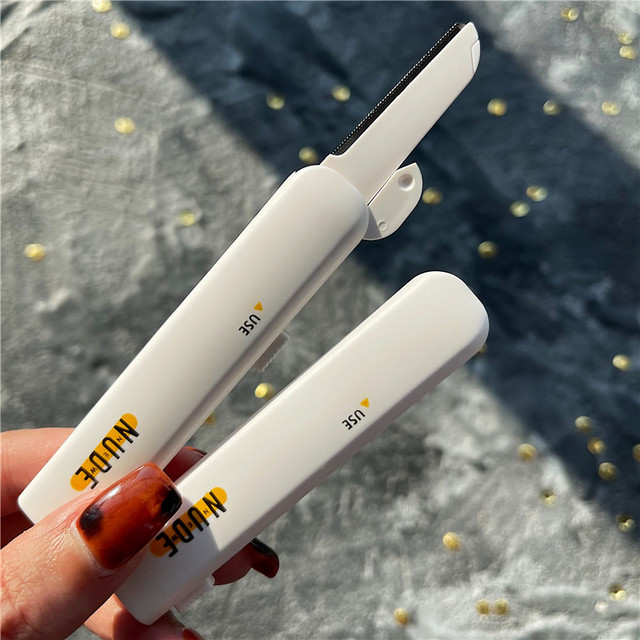 Retractable eyebrow razor for women, safe anti-scratch blade, lazy ...