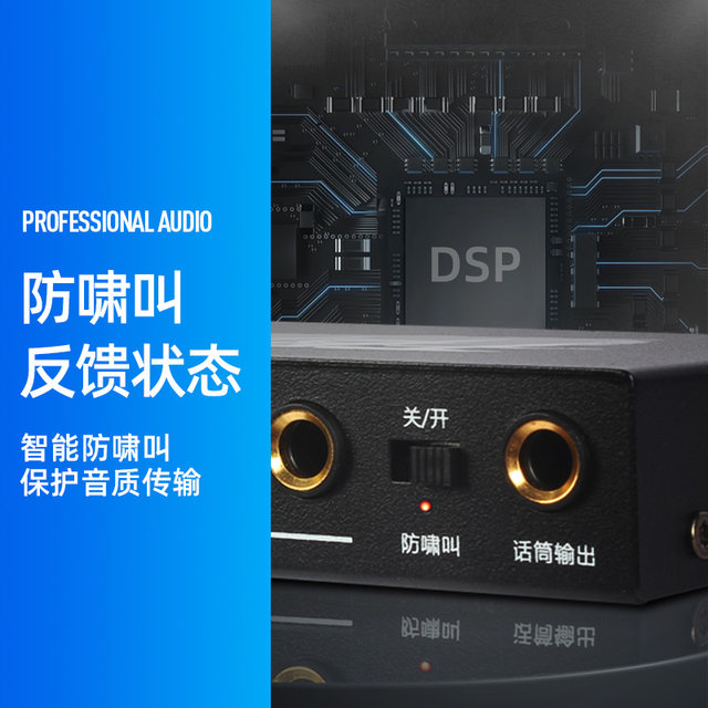 Intelligent fully automatic one-button anti-howling feedback suppressor ...