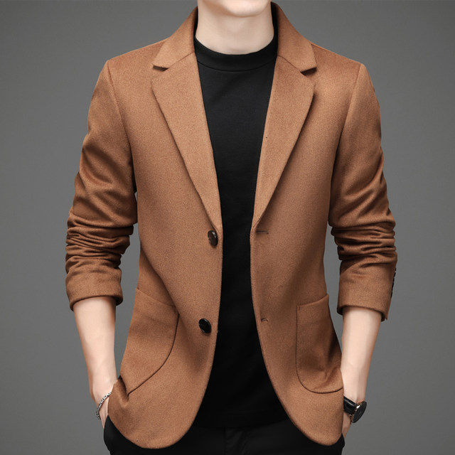 Youngor men's suit trendy slim single suit jacket Youngor casual black ...