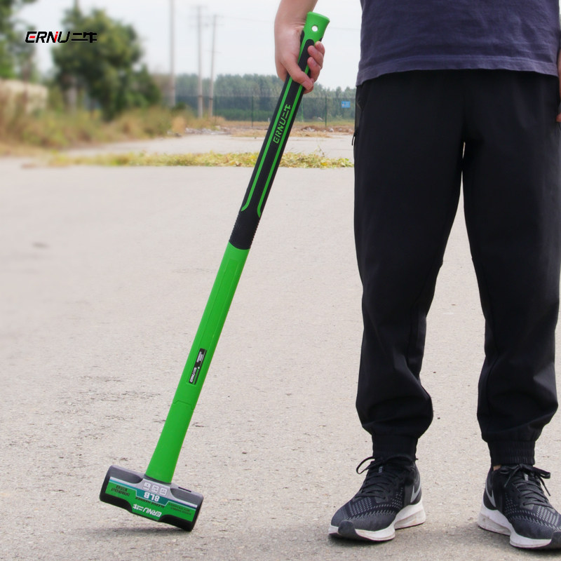Erniu Octagonal Hammer - Heavy Duty Steel Sledge Hammer