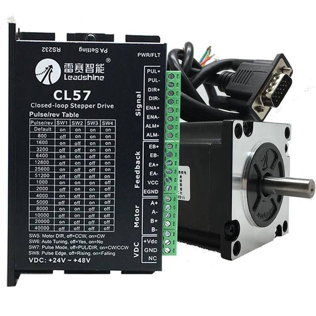 Leisai 57 closed -loop step motor drive CL57C control DC servo motor ...