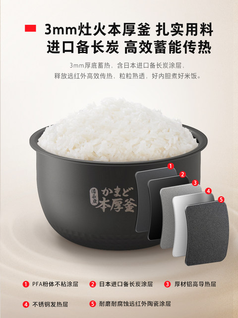 Toshiba Small Toast Pressure Fresh Rice Cooker 10PRSC multifunctional ...