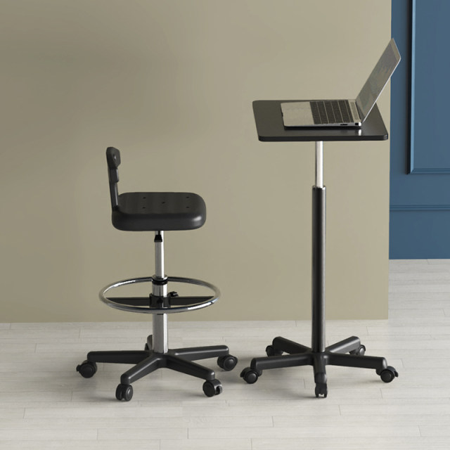 Yichao Bar Chair Home Kitchen High Stool Swivel Lift Back Chair Modern ...