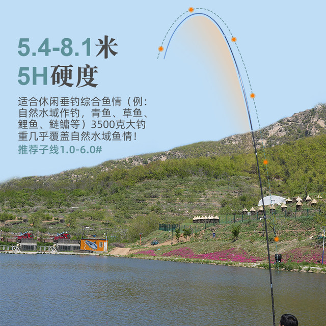 Qiao Fisherman Long Zhan's comprehensive rod platform fishing rod new ...