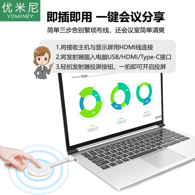 Umini business-type wireless screen projection device for mobile phones ...