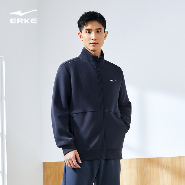 Hongxing Erke velvet jacket men's autumn and winter new men's ...