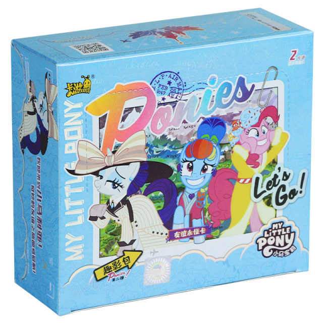A full box of My Little Pony cards genuine second edition 2 yuan fun ...