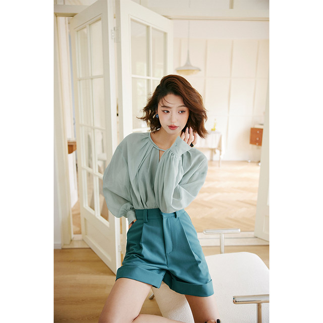 Rosebanks Green Mint Sweet Wine French Lazy Mint Mambo Pleated Long ...