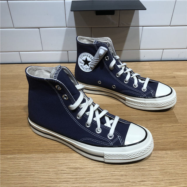 CONVERSE Converse's new 1970S dark blue men's and women's retro high ...