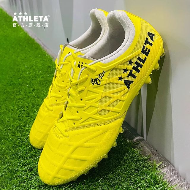 ATHLETA kangaroo leather football shoes MG short spike men's grass ...