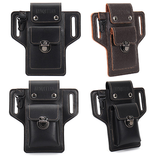 2023 new model mobile phone wear belt multifunctional waist bag double ...