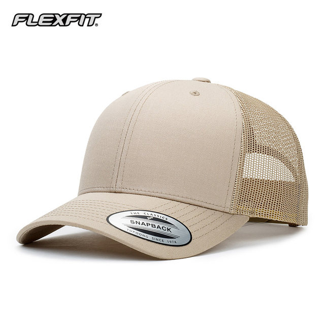 Flexfit men's base baseball cap American hard -top peaked cap