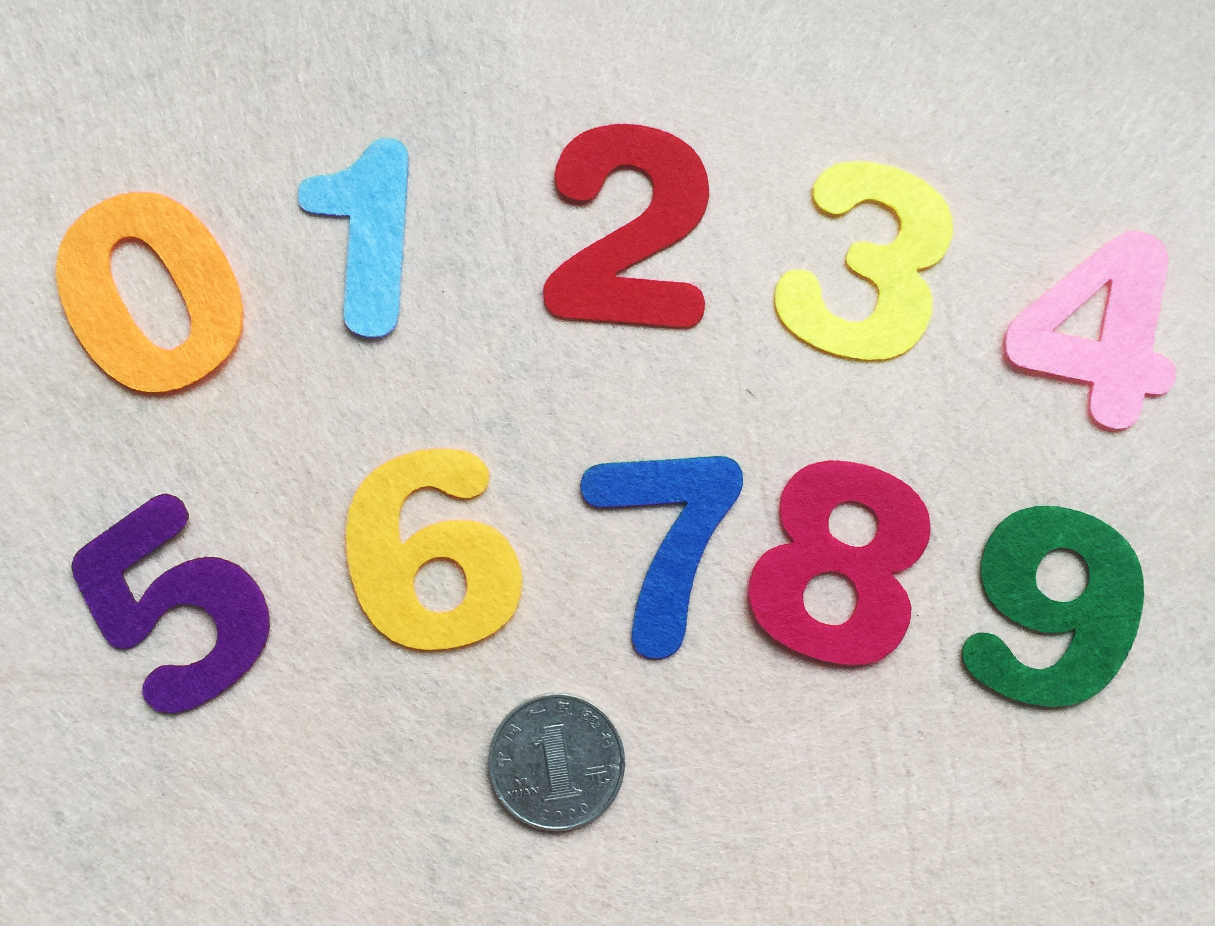 Nonwoven handmade numbers and letters diy commemorative photo | Abang