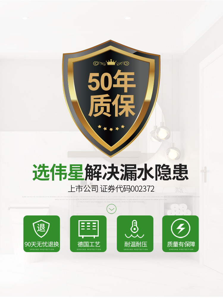 ข้อต่อท่อ PPR Weixing - 20/25/32 มม. วาล์วเงาและวาล์วประตู