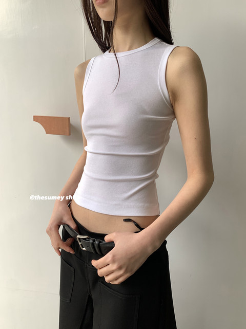 THESUMEY Women's 2024 Spring and Summer New I-shaped suspender inner ...