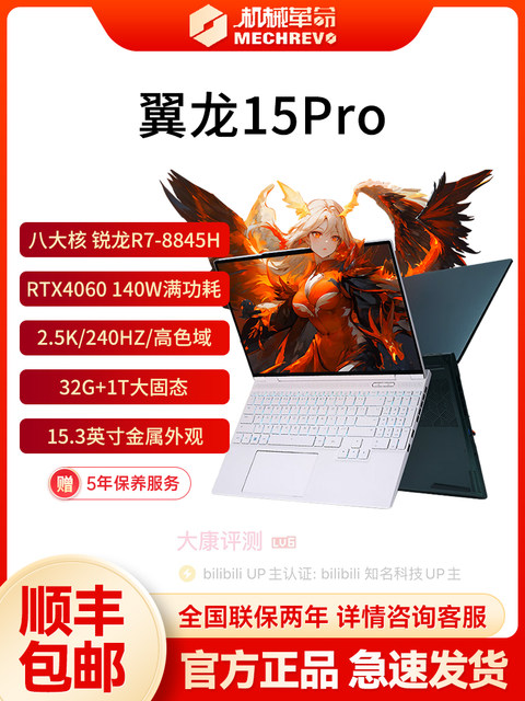 Mechanical Revolution (MECHREVO) Wing Loong 15Pro 15.3-inch high ...